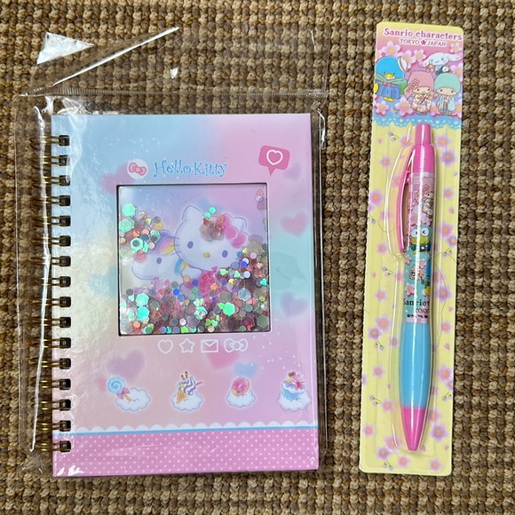 Sanrio | Office | Hello Kitty Notebook And Sanrio Pen | Poshmark
